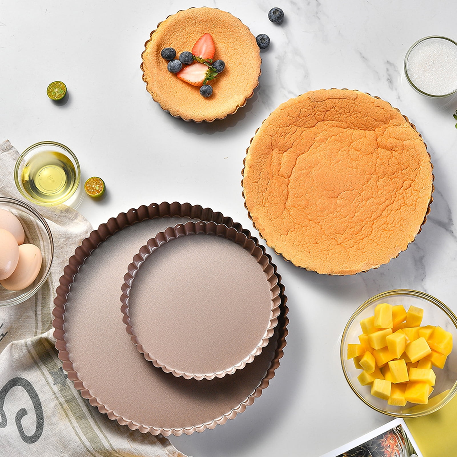 Lace Cake Mold Nonstick Heat-Resistant Champagne Gold Baking Pan Easy ...