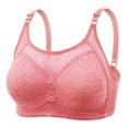 Lace Comfort Bra ElleBloom Bra For Seniors Sagging Wire Bra - Walmart.com