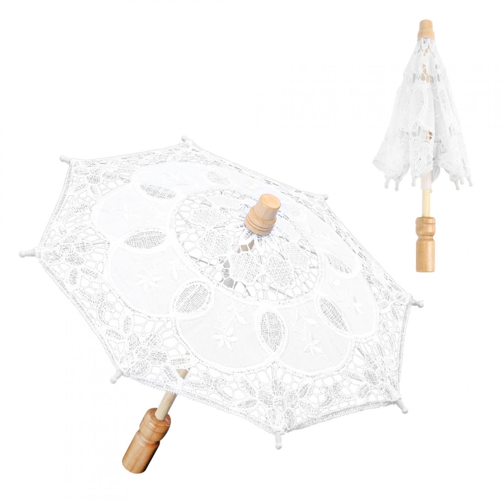 Lace Decorative Umbrella, 10x11.4 Inch Photography Scene Prop Umbrella ...