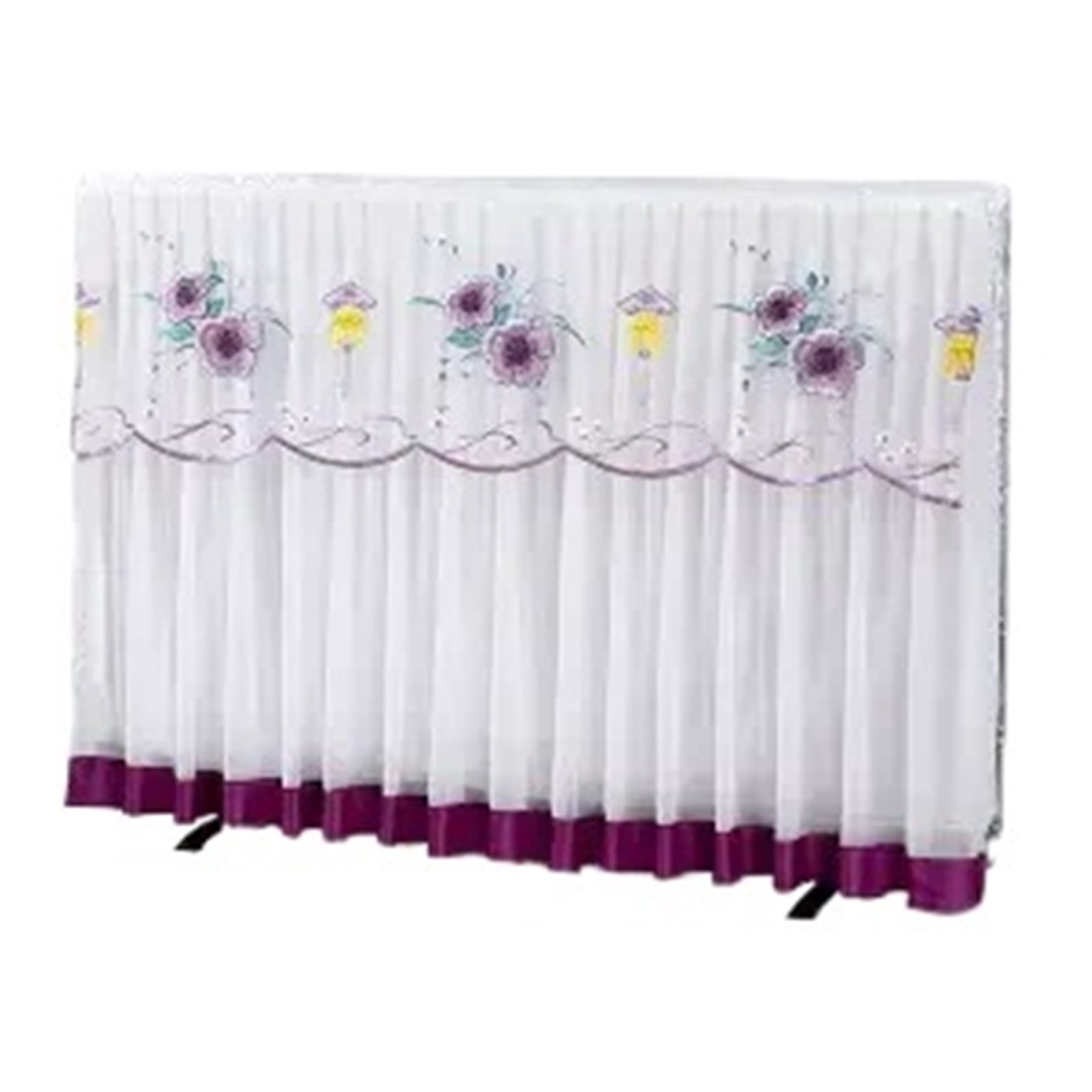 Lace Embroidered TV Cover Universal Chiffon Living Room TV Decoration ...
