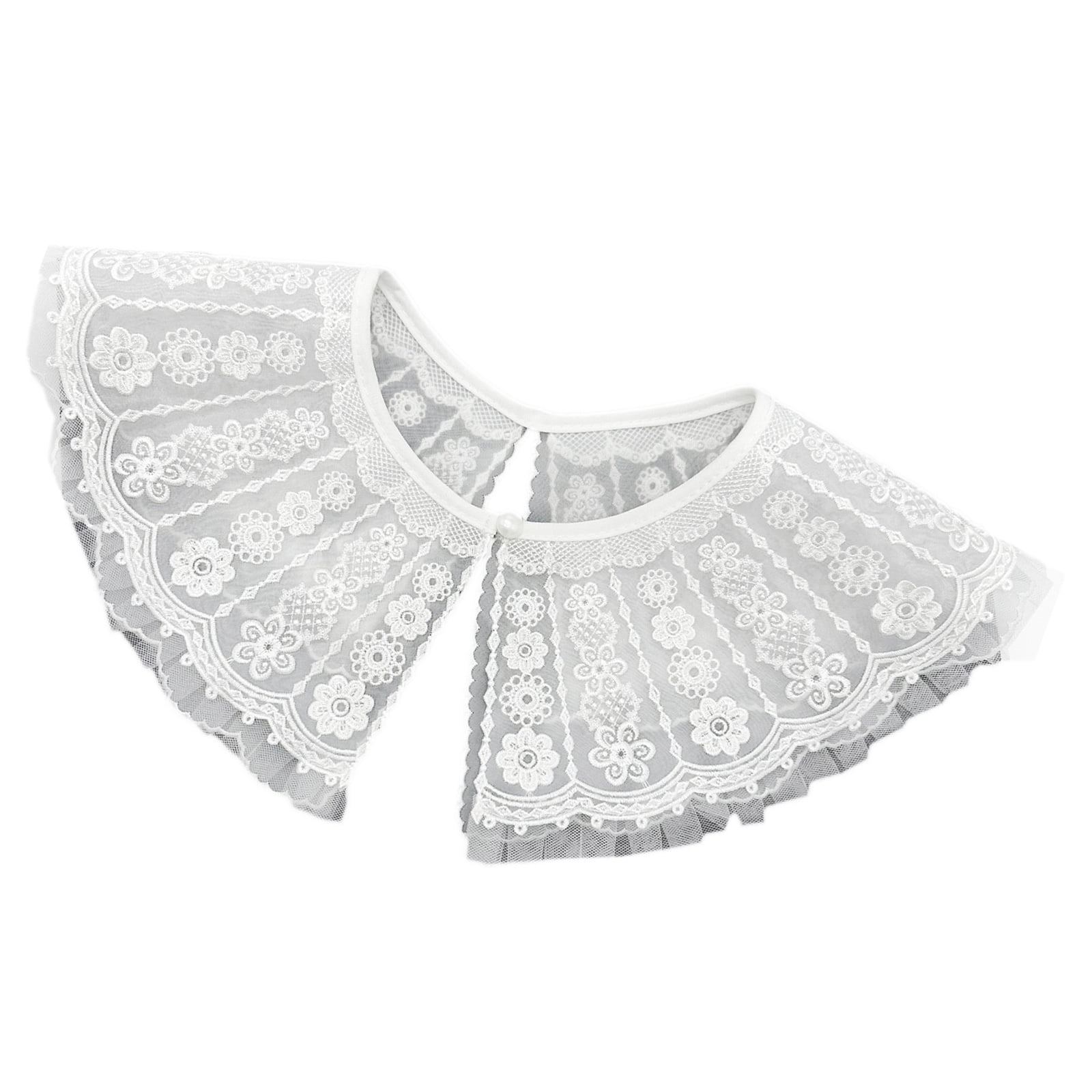 Lace Floral Girls Clothes Accessiory Embroidery Collar Flower Ancient ...