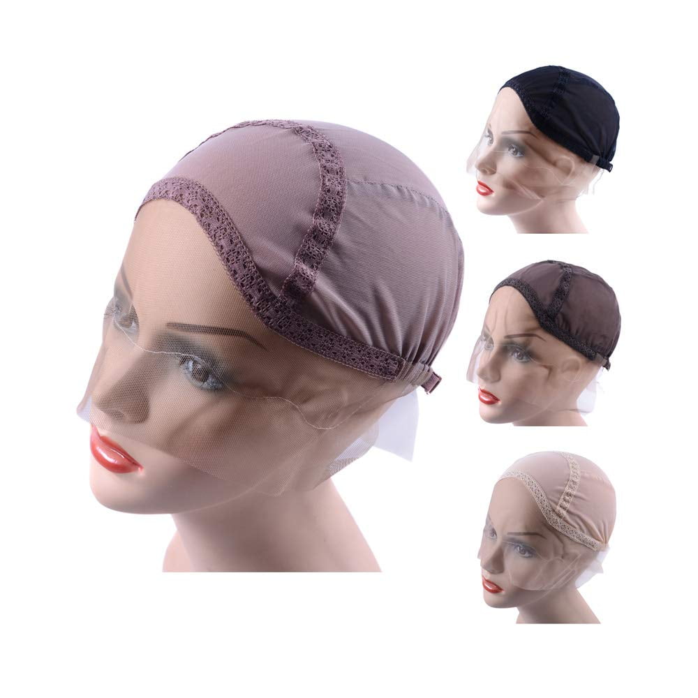 Lace Front Wig Cap for Making Wigs with Adjustable Strap Glueless ...