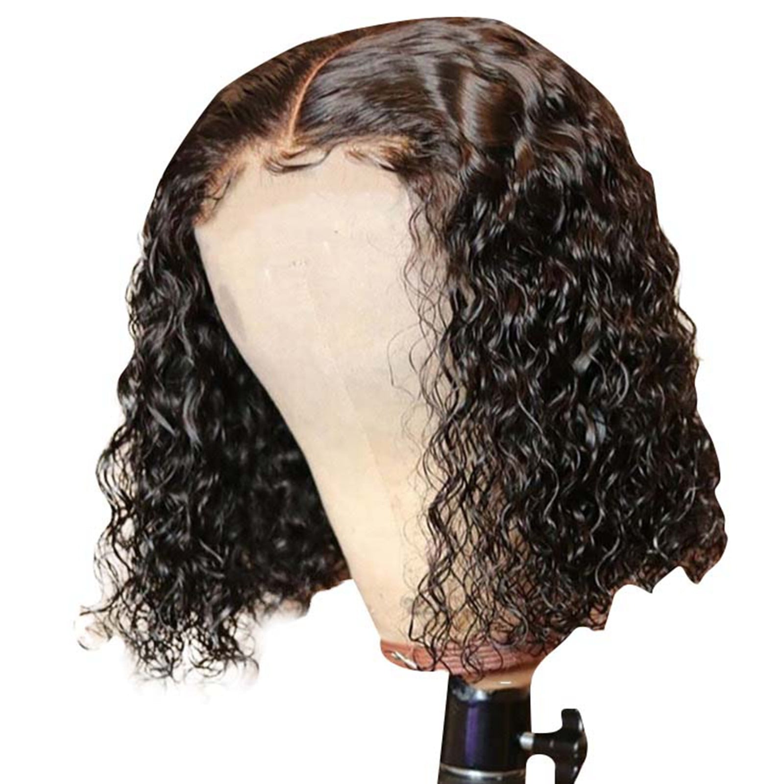 Lace Front Wigs Hair Straight Bouncy Bands Human Curly Hair Wigs for ...