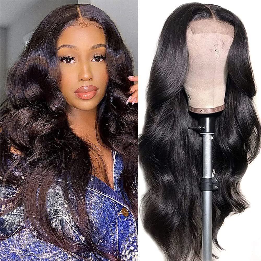 Lace Front Wigs Human Hair Pre Plucked with Baby Hair Glueless Lace ...
