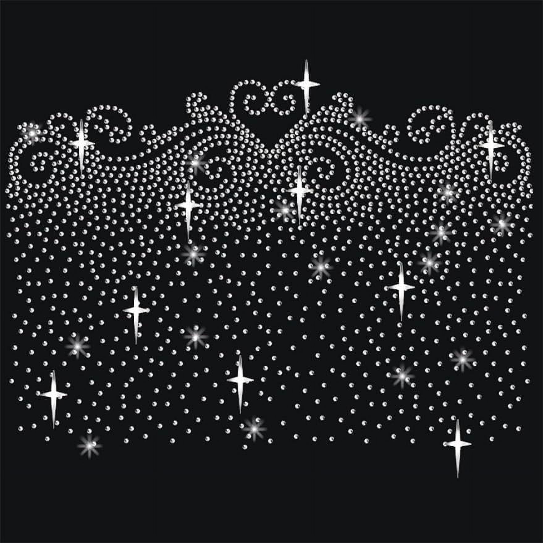Lace Gradient Rhinestone Iron on Hotfix Heat Transfer Decal Bling ...