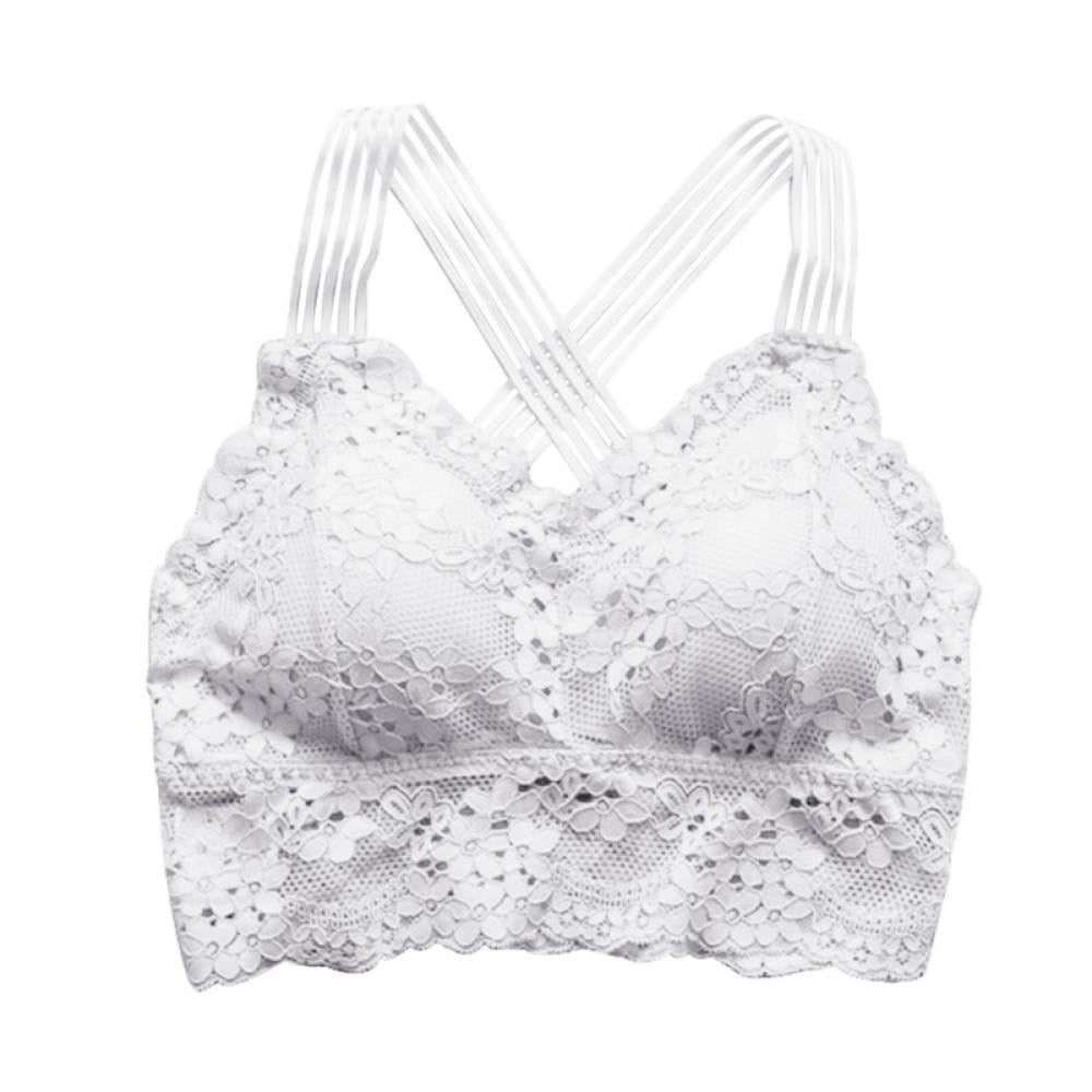 Lace Jacquard Cross Beauty Back Wrapped Chest Solid Color Anti-Exposure ...