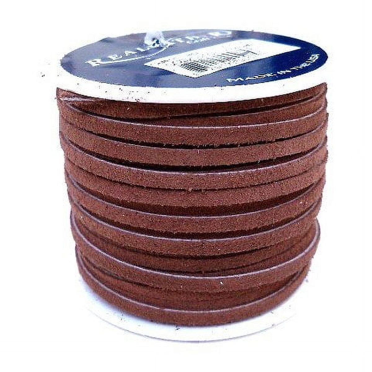 Lace Lacing Leather Suede Dark Brown 25 Yard Spool - Walmart.com