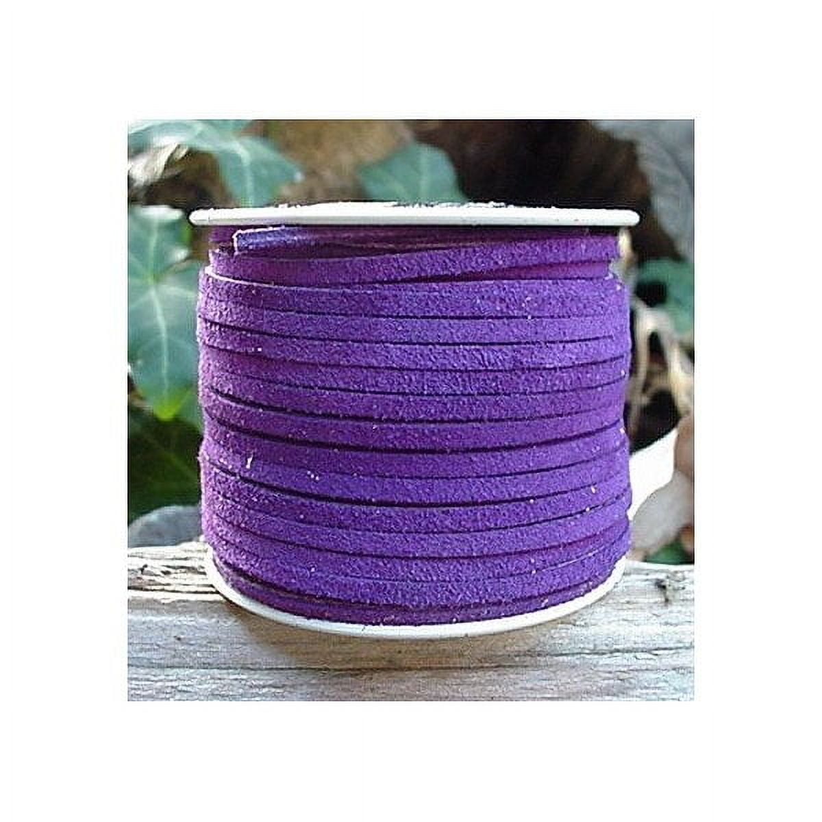 Lace Lacing Leather Suede Purple 25 Yard Spool Made in USA - Walmart.com