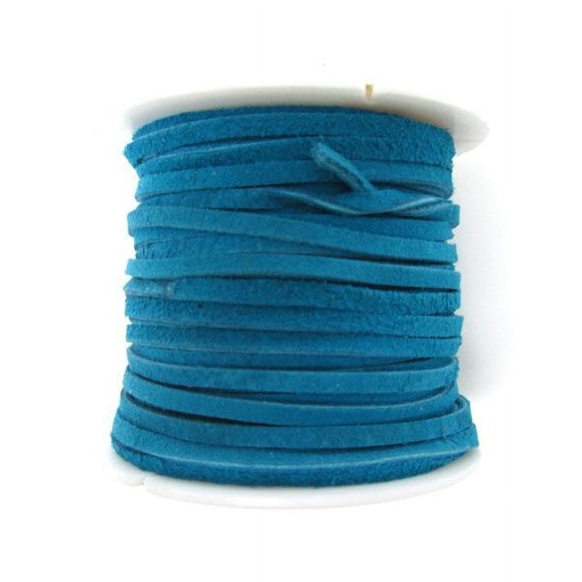 Lace Lacing Leather Suede Turquoise Blue 25 Yard Spool - Walmart.com