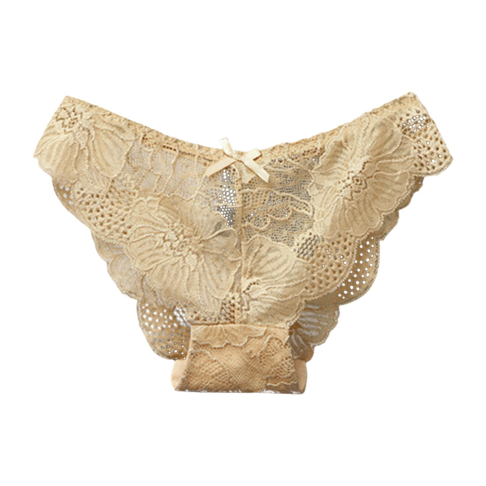 Lace Lingerie for Women Women's Cute Underpants Bow Panties Low Waist ...