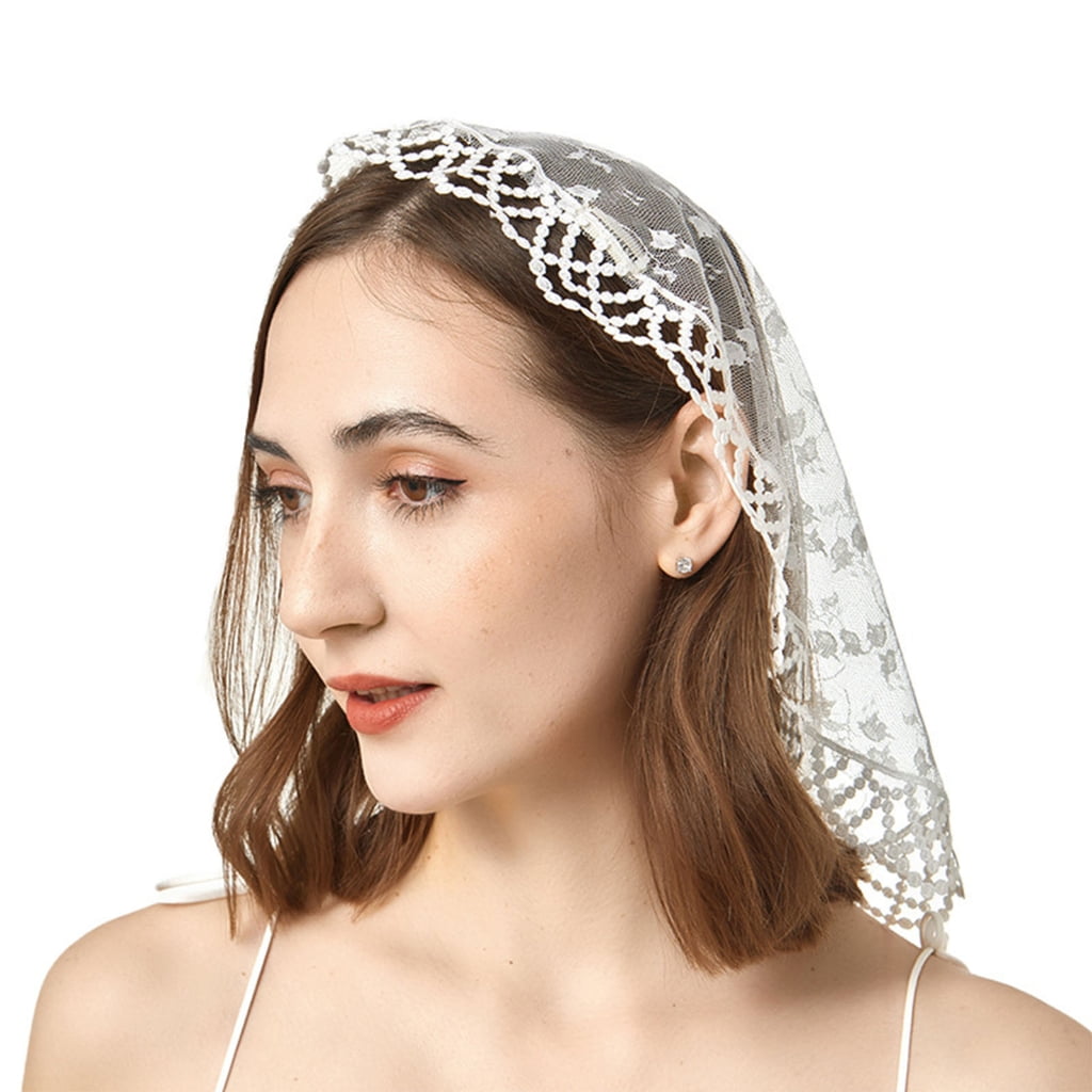 Lace Mass Veil Traditional Wedding Church Bridal Veil Mantilla Veil for ...