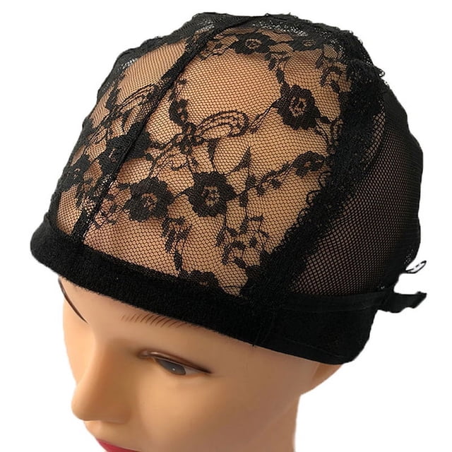 Lace Mesh Full Wig Cap Hair Net Weaving Caps For Making Wigs Adjustable ...