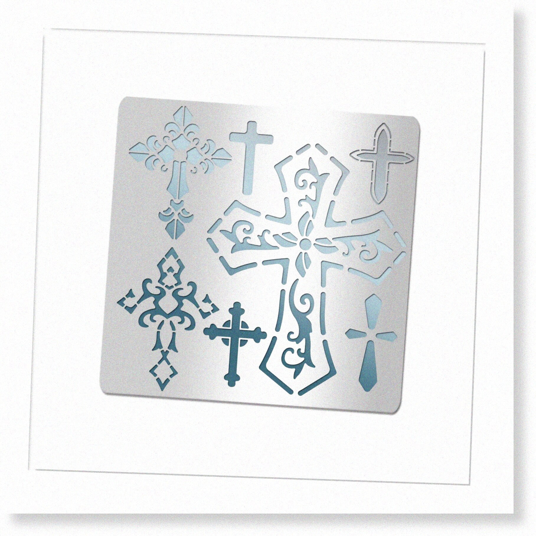 Lace Metal Canvas: Stainless Steel Template for Painting, Journaling ...