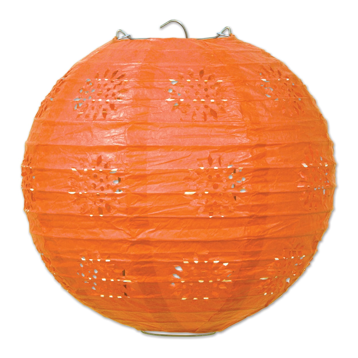 Lace Paper Lanterns 8"- 6 Pack(3 Per Package)- Orange - Walmart.com