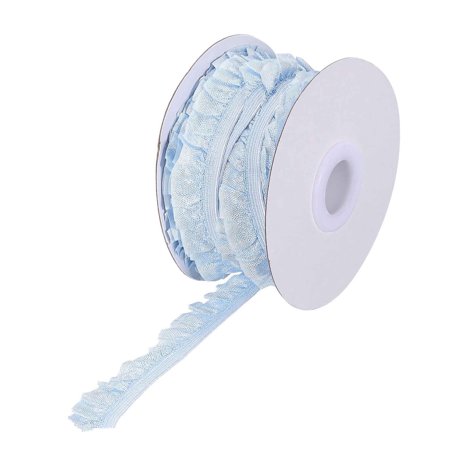 Lace Ribbon 10 Yards 3/5" Single Crown Edge Elastic Lace Trim for Craft ...