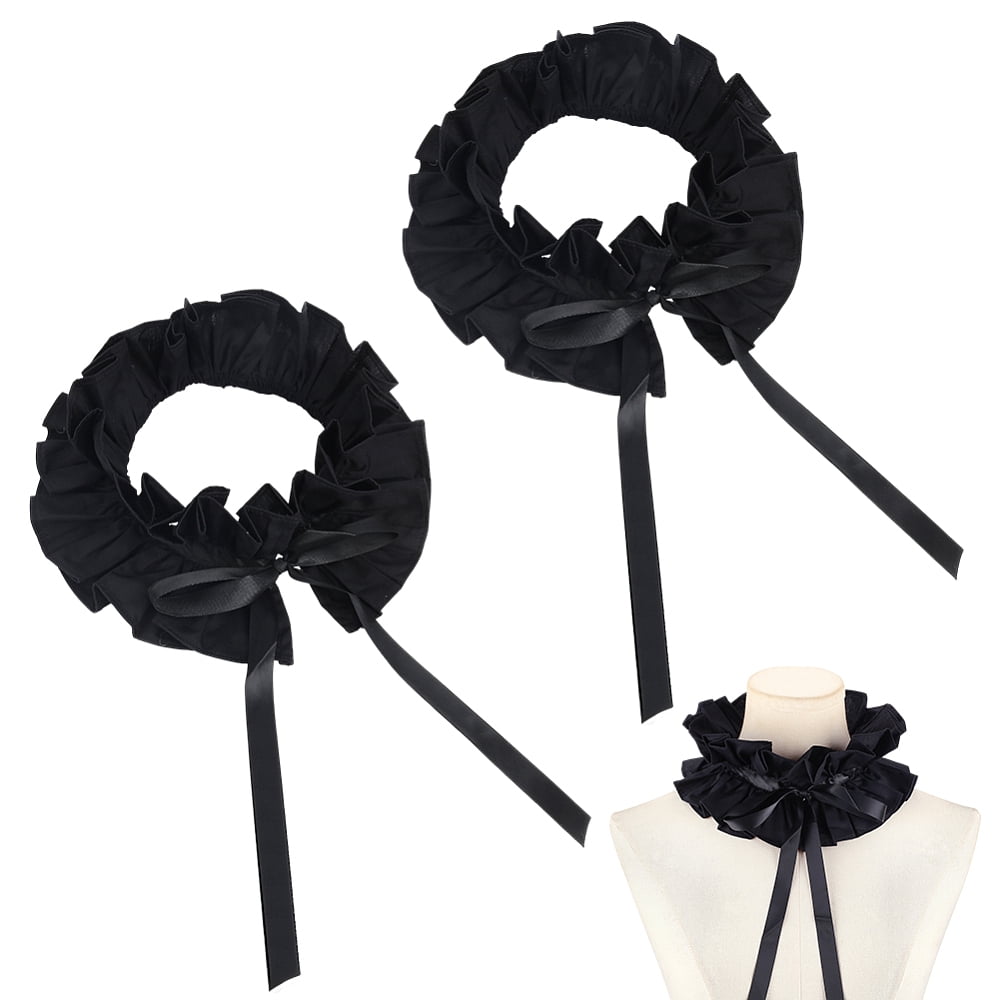 Lace Ruffled Detachable Collar Polycotton Collar Neckline Trim ...