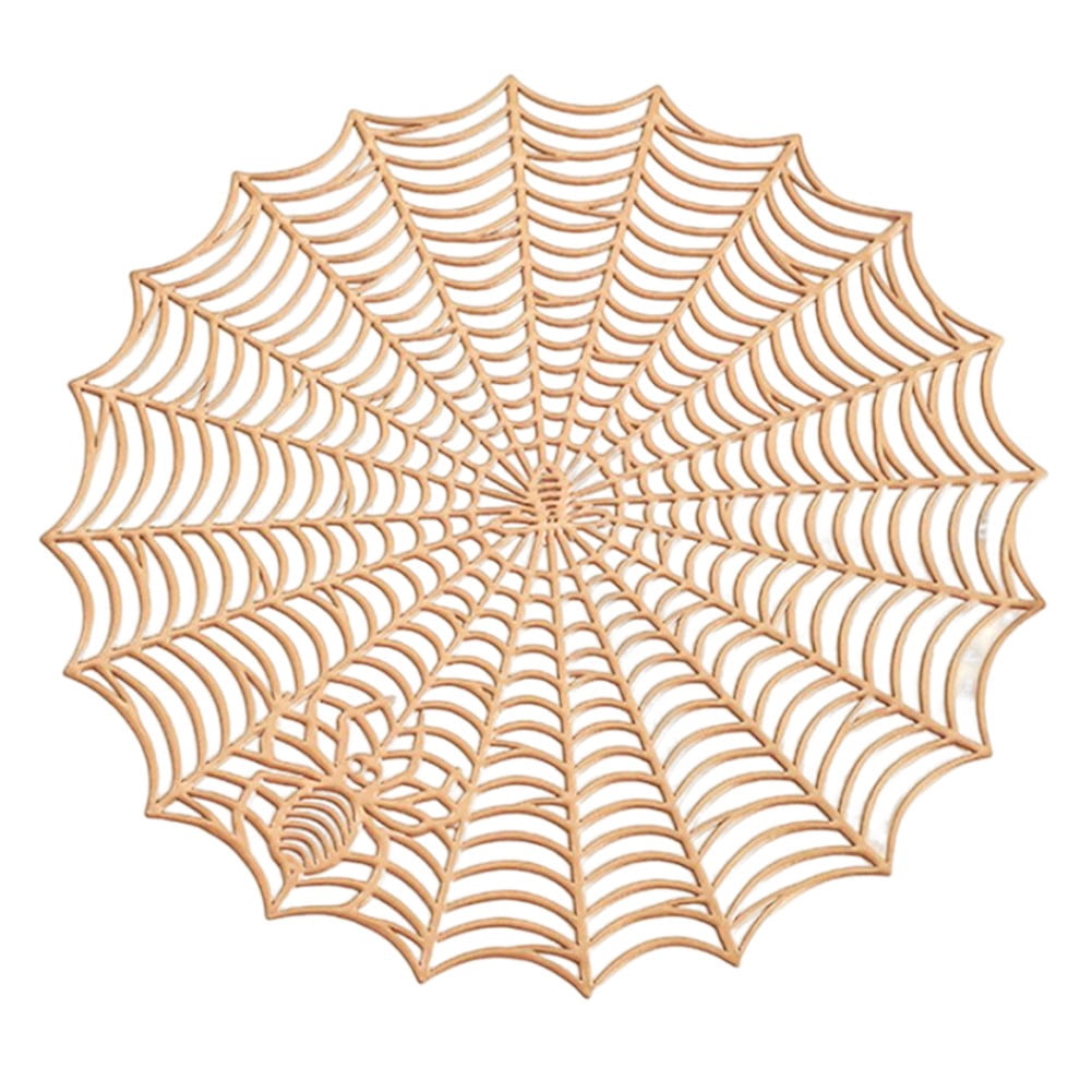 Lace Spider Web Tablecloth 15 Inch Halloween Centerpiece Round Table ...