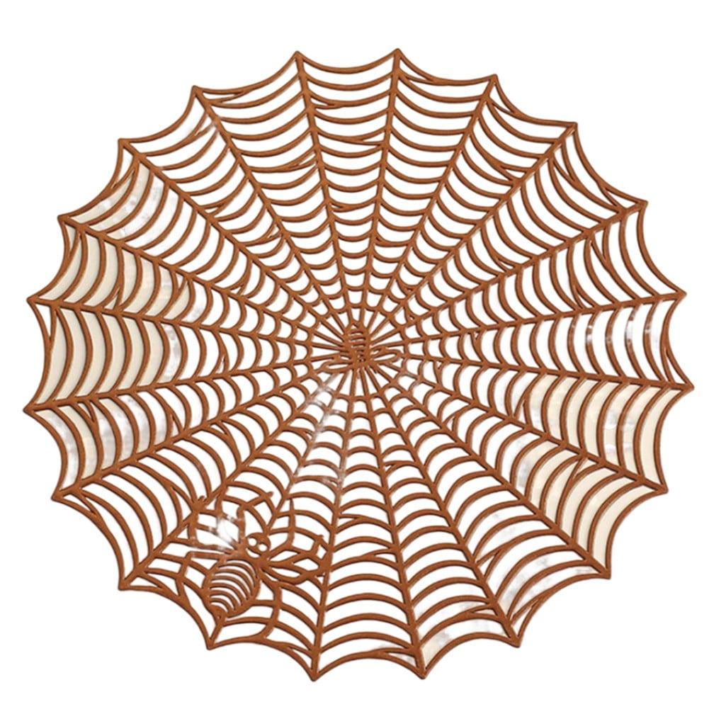 Lace Spider Web Tablecloth 15 Inch Halloween Centerpiece Round Table ...