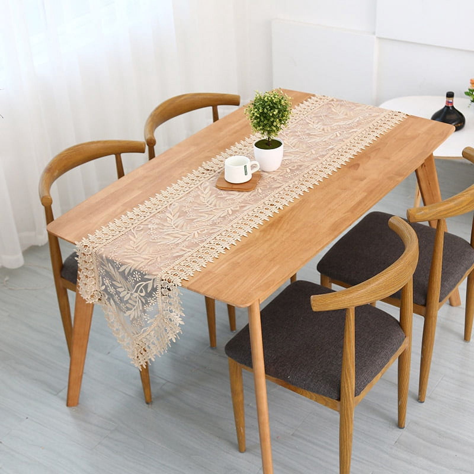 Lace Table Runner Embroidered Lace Runner for Tables, Doilies ...