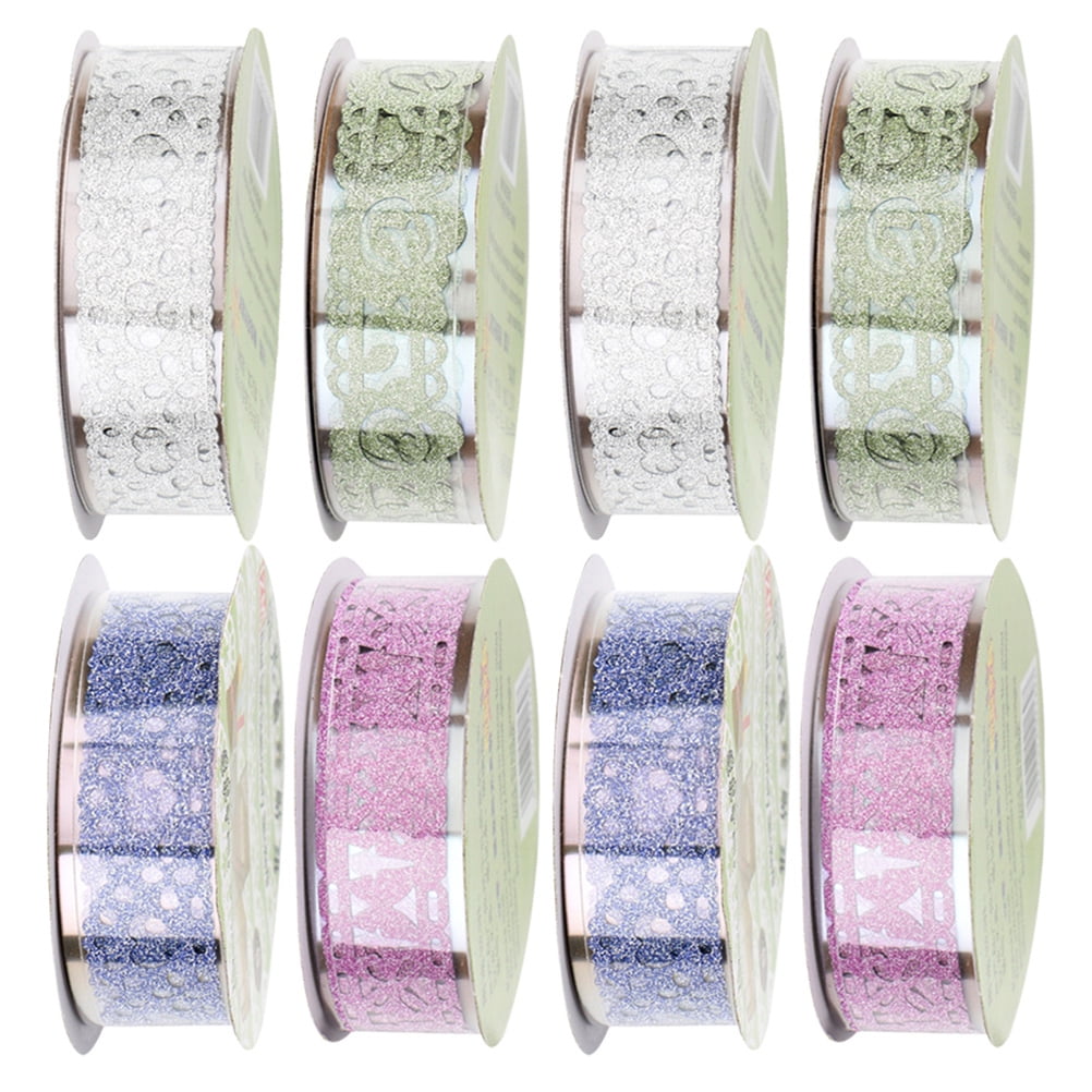 Raindrops Self Adhesive Lace Tape Glitter Assorted Color Craft ...