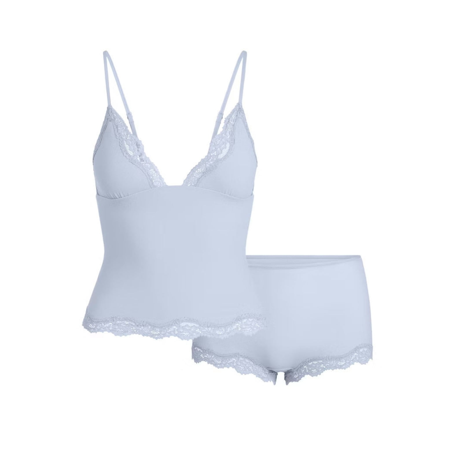 Lace Trim Camisole and Brief Set for Women – Soft Intimates Lounge ...