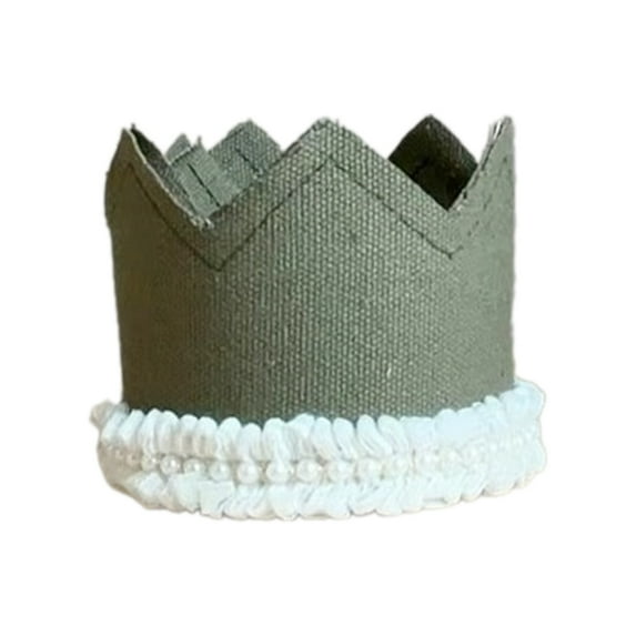 Lace Trim Crown Props Hat Children Photography Hat Photoshoot Birthday ...