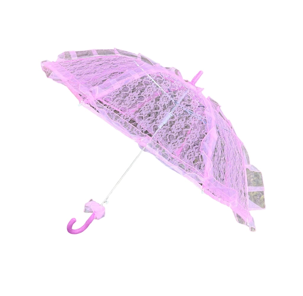 Lace Trim Umbrella Props Parasol For Wedding Photography Music Festival ...