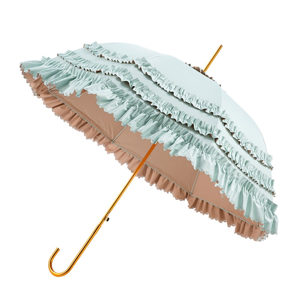 Lace Umbrella Dome Parasol Umbrella Princess Lace Umbrella Full Light ...