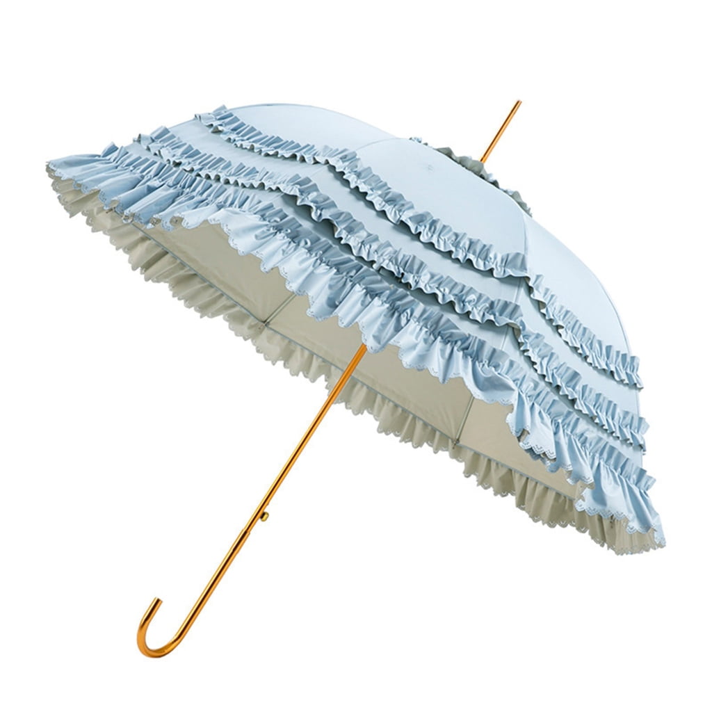 Lace Umbrella Dome Parasol Umbrella Princess Lace Umbrella Full Light ...