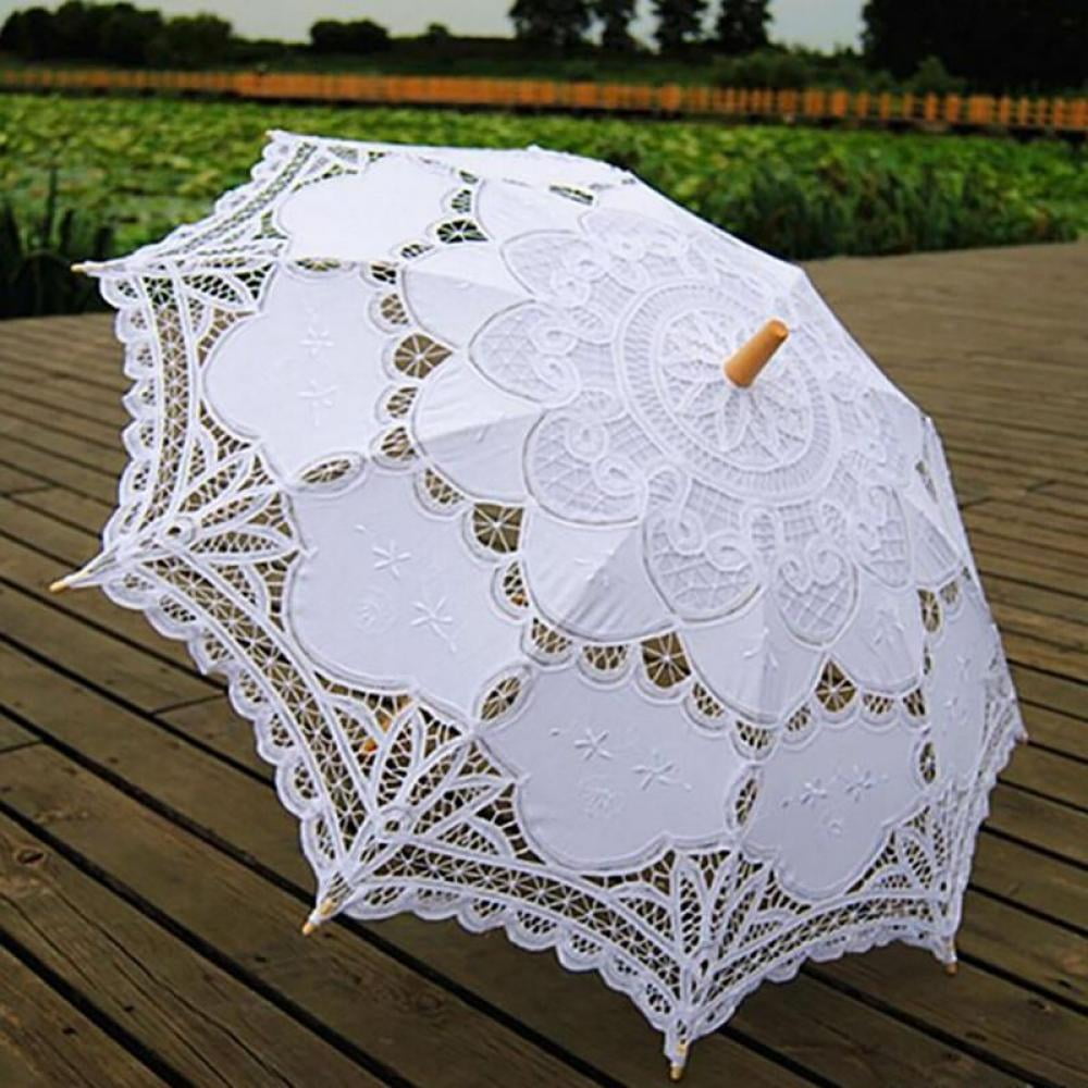 Lace Umbrella, Parasol Vintage Wedding Bridal Umbrella for Party ...