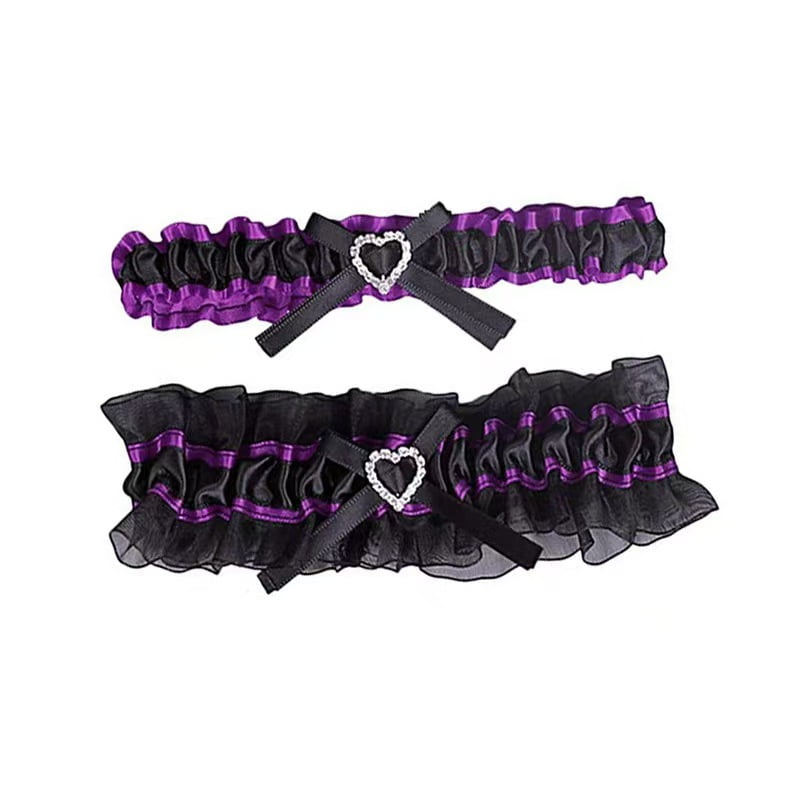 Lace Wedding Garters for Bride Pearl Stretch Prom Garter, Women Wedding ...