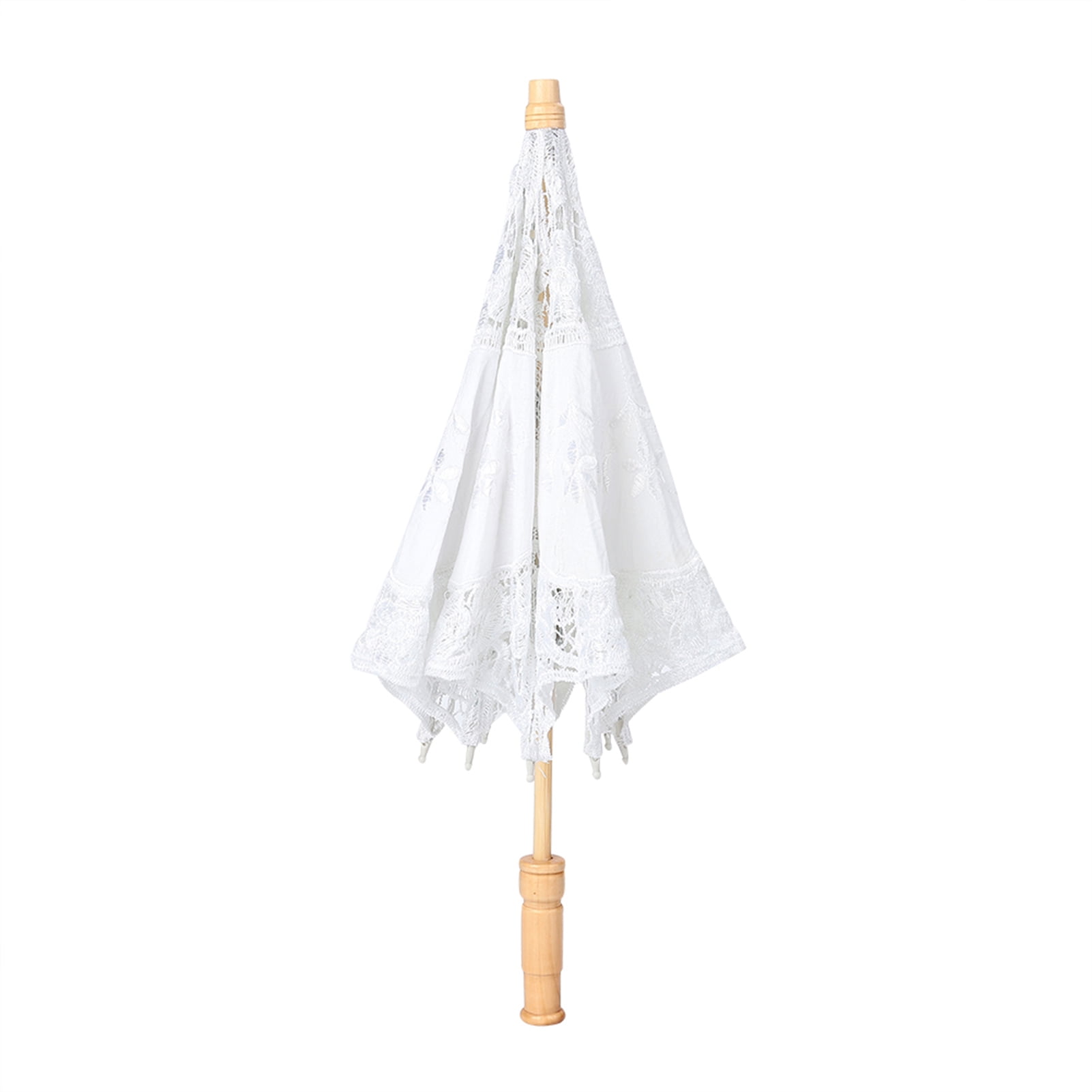 Lace Wedding Umbrella, Handmade Embroidery Flower Umbrella Bridal Party ...