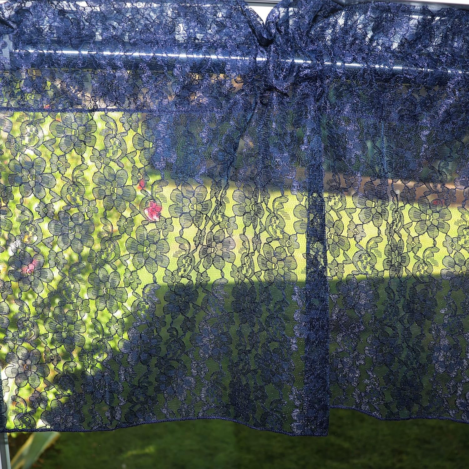 Lace Window Valance Sheer Lace Bedroom Kitchen Dining Room Bathroom ...