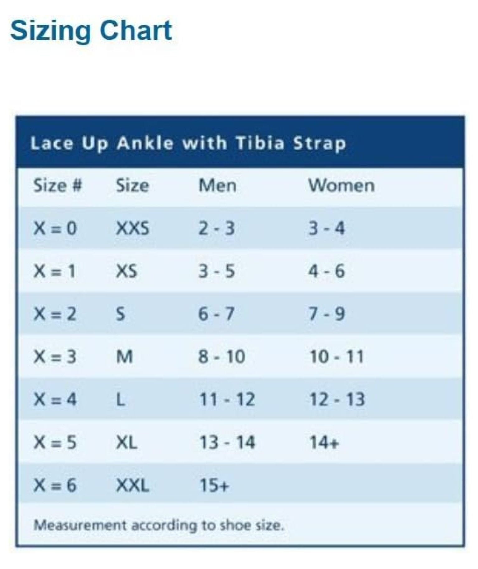 LaceUp Ankle Brace w/Tibial Strap (Medium) - Walmart.com