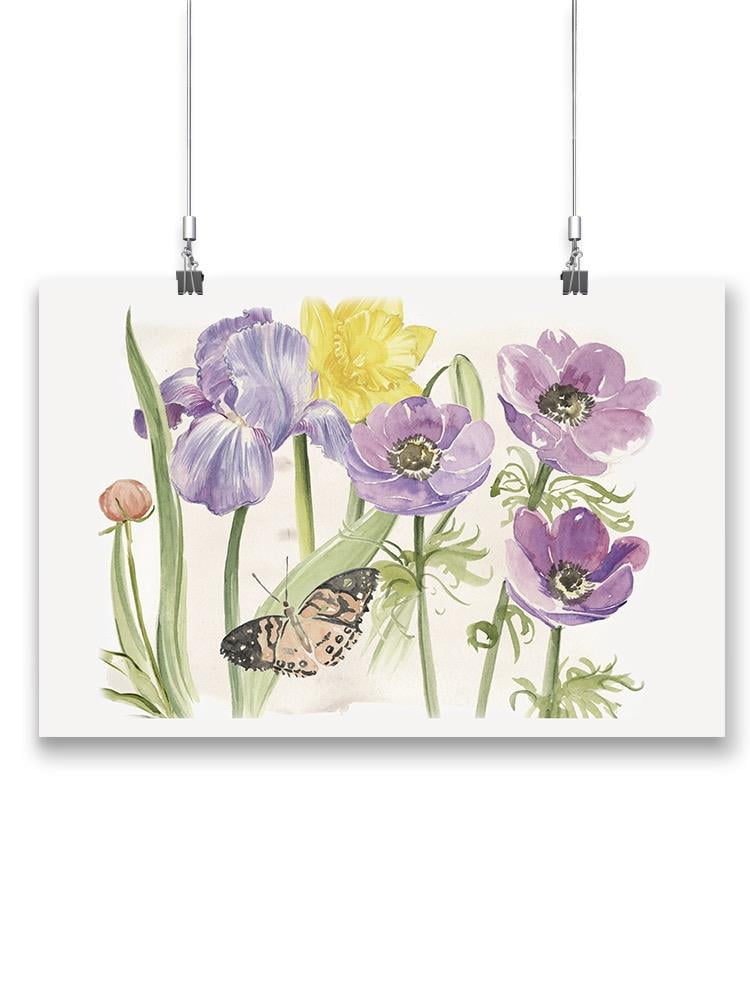 Lacey Flowers Poster - Jennifer Paxton Parker Designs, - Walmart.com