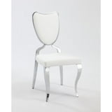 Chintaly Imports Lacey Heart Back Cabriole Designed Legs (Set of 2 ...