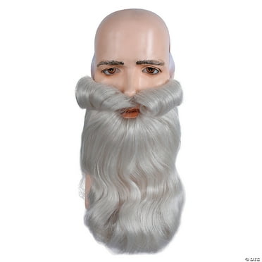 Short White Beard and Moustache Adult - Walmart.com