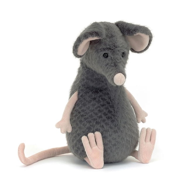 Lachlan Sad Rat Plush Stuffed Animal, Emotional Support Soft Toy for ...