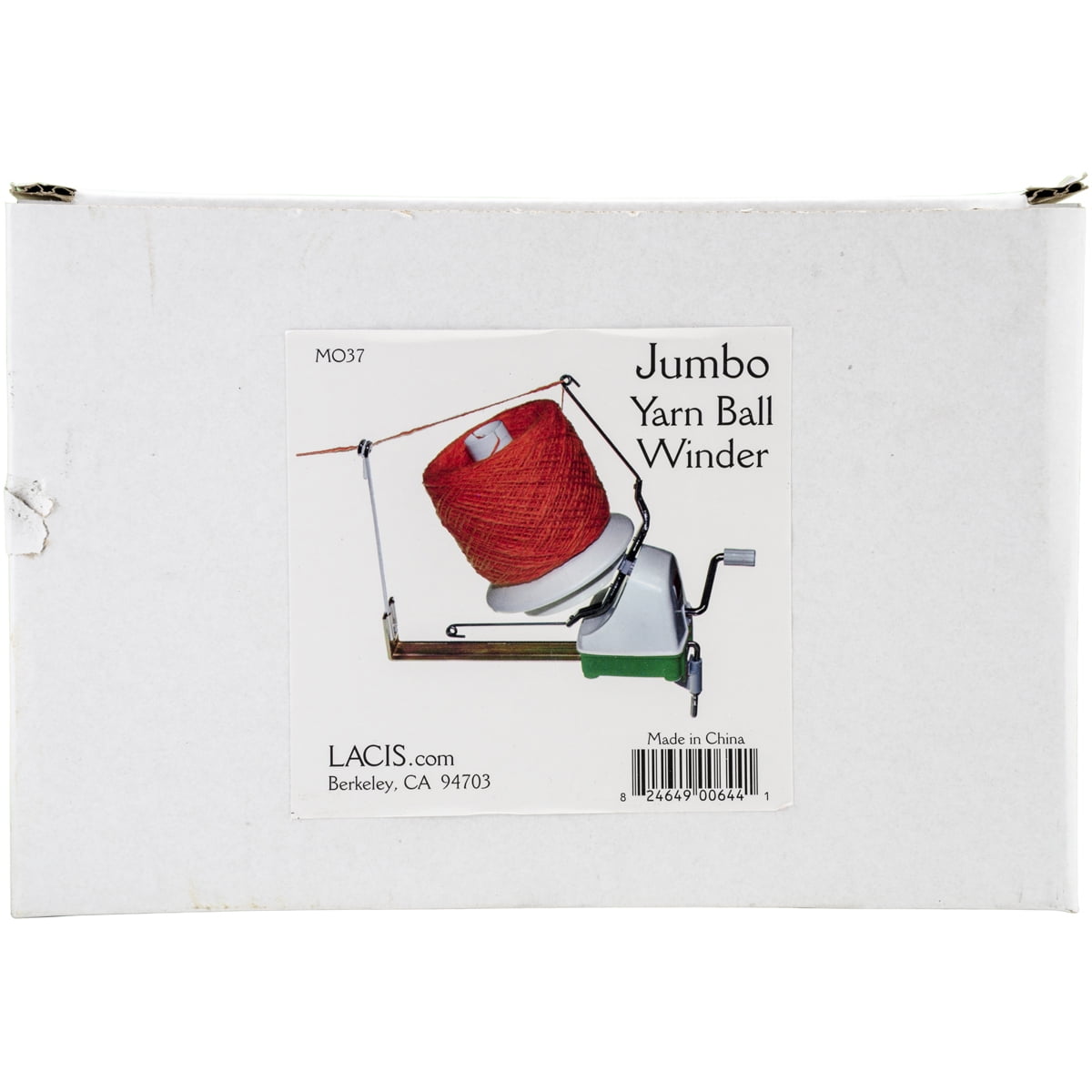 Lacis Jumbo Yarn Ball Winder, Durable Plastic, Easy to Use, 6.75x9.1x6 ...