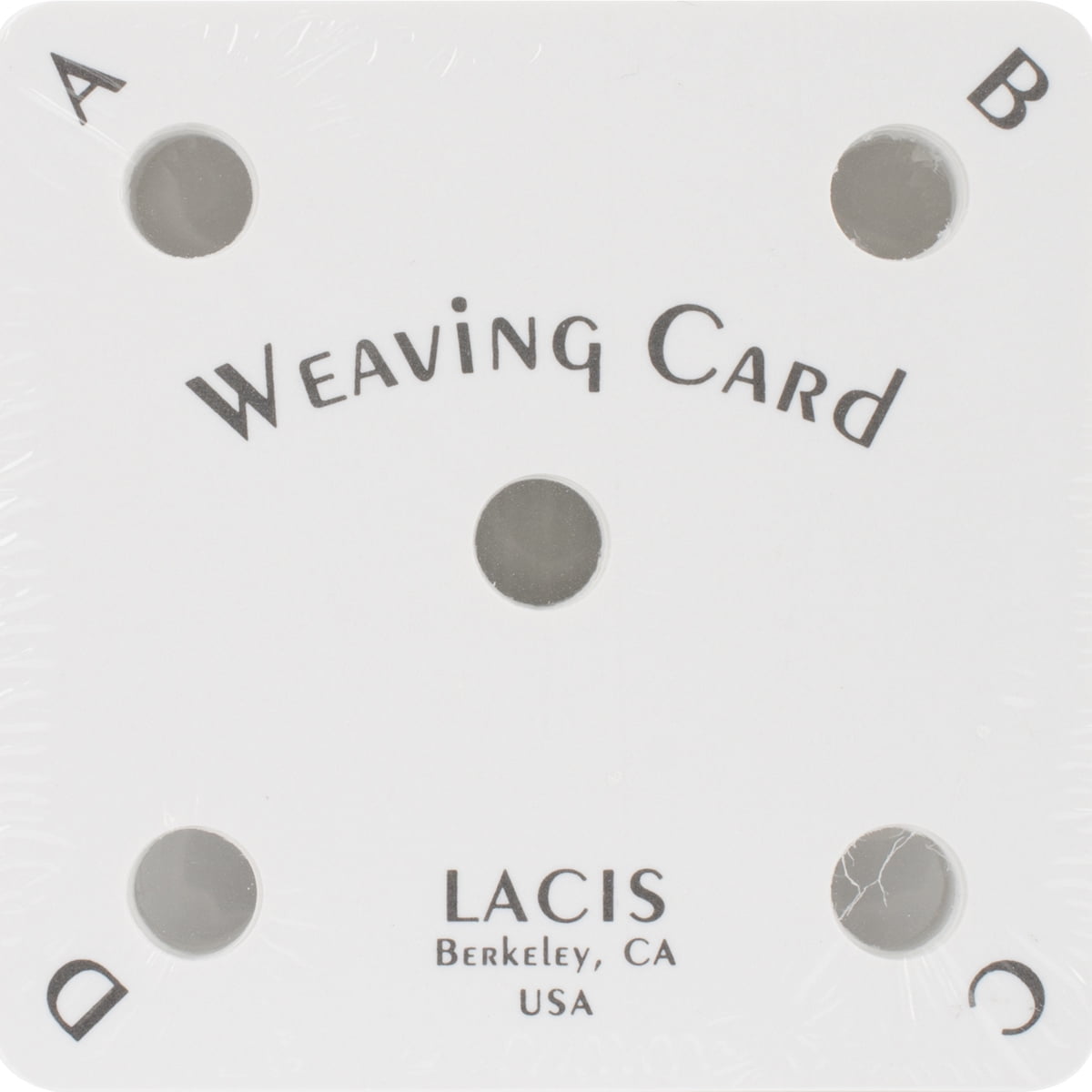 Lacis Weaving Cards, 25 Laminated Cards, 2.5 Inch Square, Hole ...