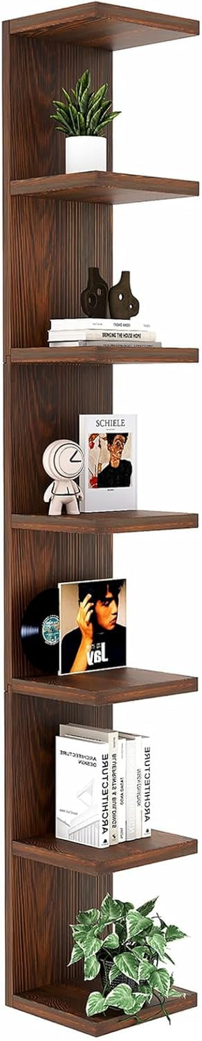 Lack Wall Shelf,Display Floating Shelf (Solid Wood, 7 Tier) - Walmart.com