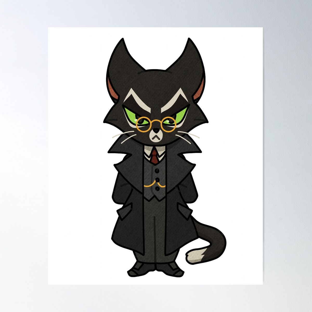 Lackadaisy Mordecai Poster Wall Art, Modern Wall Decor For Living Room ...