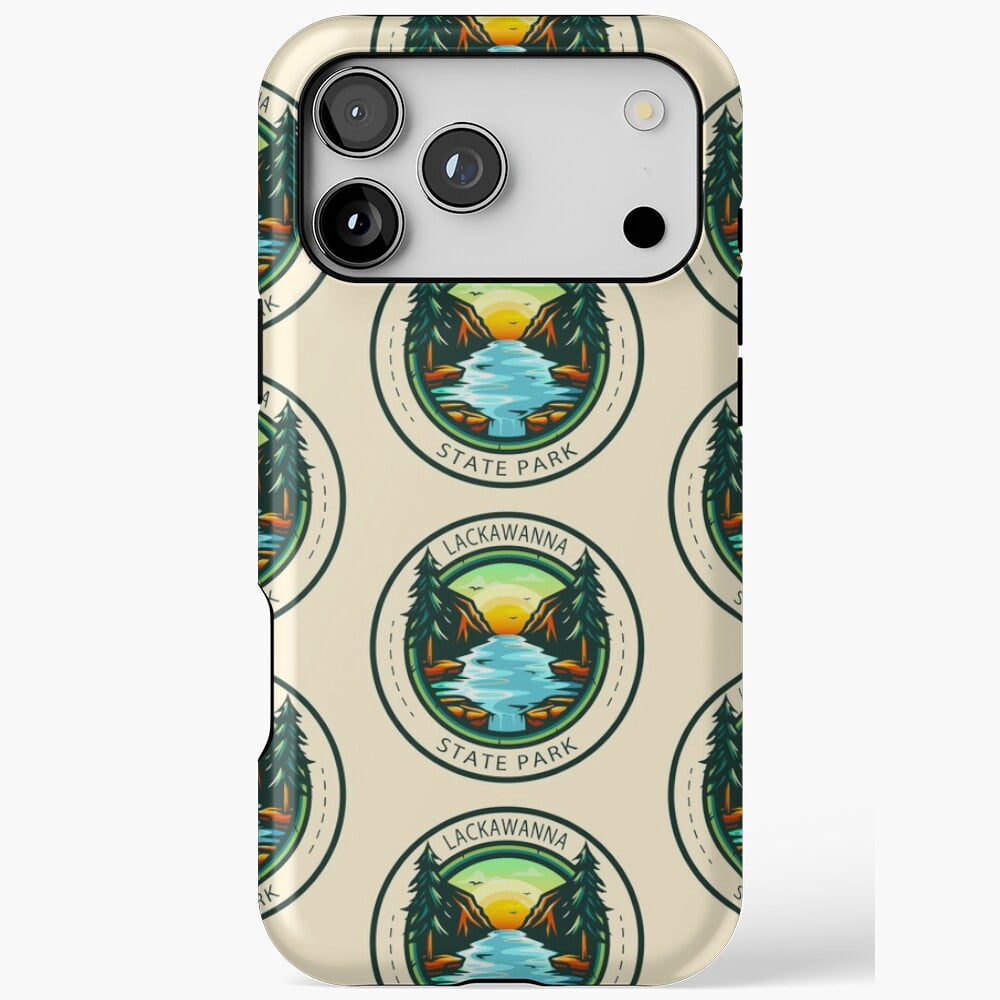 Lackawanna Pennsylvania State Park Badge For iPhone 11-17 Pro Max Phone ...