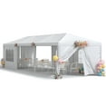 Lacoo 10' x 30' Outdoor Gazebo, Waterproof Wedding Party Tent, Camping ...