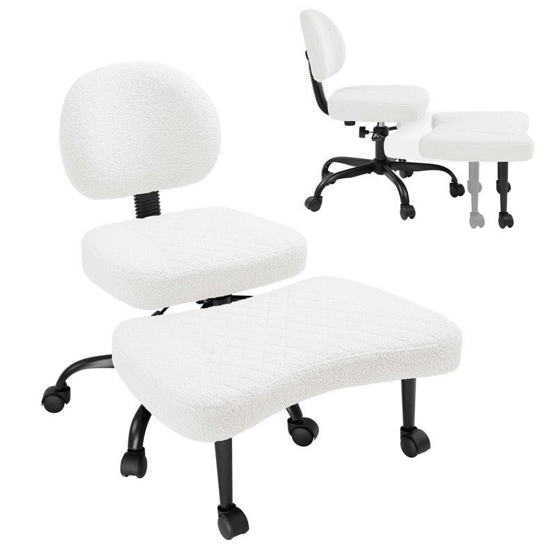 Lacoo Ergonomic Cross Legged Swivel Office Chair,ADHD & Meditation ...
