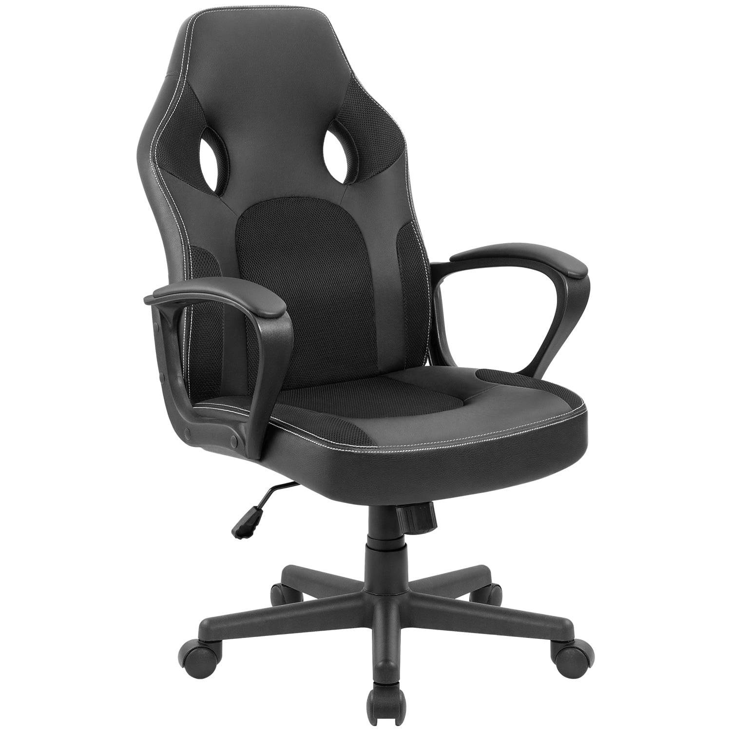 Free Shipping! LACOO Black Ergonomic Adjustable Gaming Office Chair ...