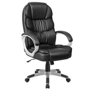 Staples Rutherford Luxura Black Manager Chair, Mid-Back Modern ...
