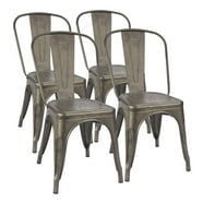 Winsome Benjamin Ladder-Back Chairs, 2-PC Set, Walnut Finish - Walmart.com