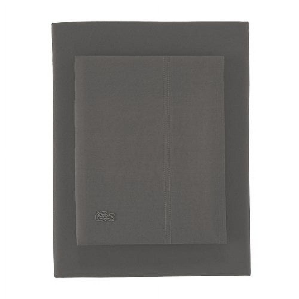 Lacoste 100pct Cotton Solid Color Sheet Set - Walmart.com