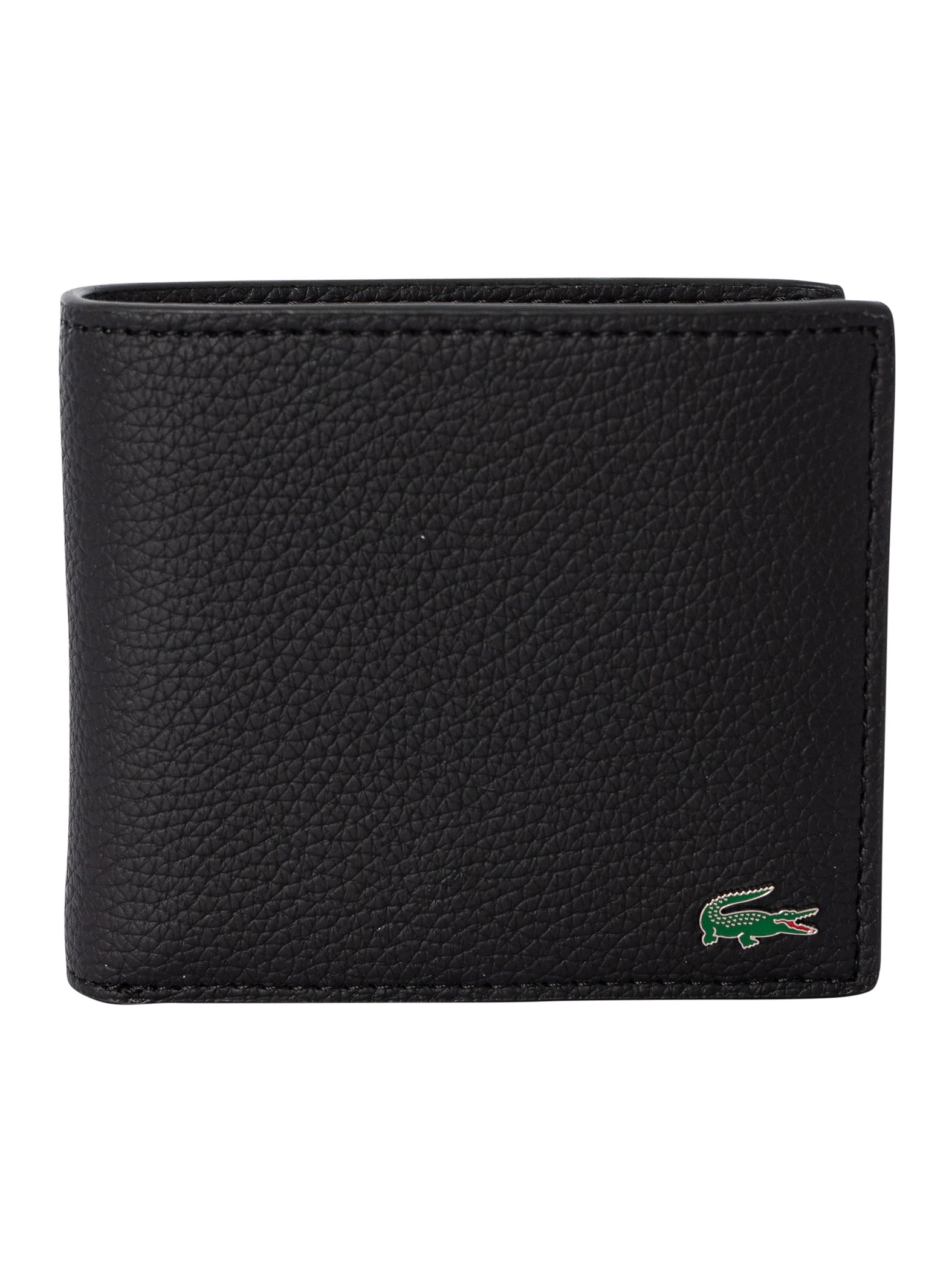 Lacoste Billfold Coin Wallet, Black - Walmart.com